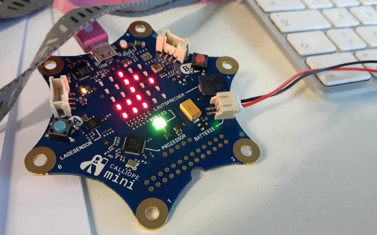 Meine Begegnung mit dem Calliope Mini | SfKbR